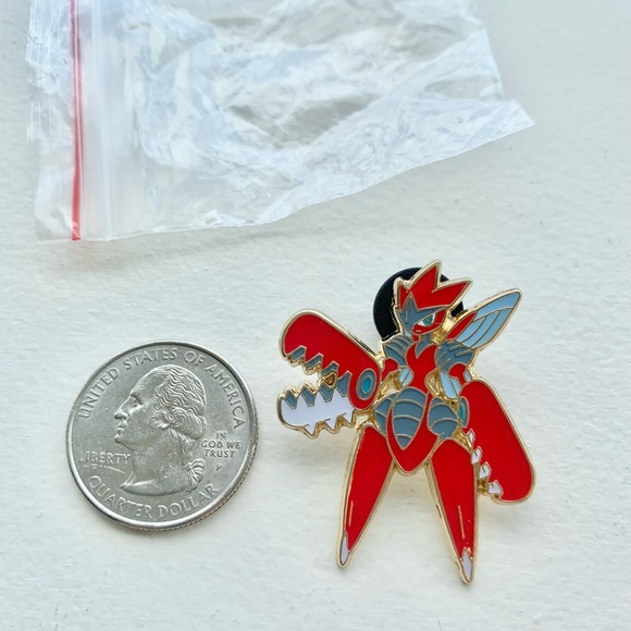 Pokemon | Other | Official Pokmon Collector Enamel Pin Mega Scizor ...